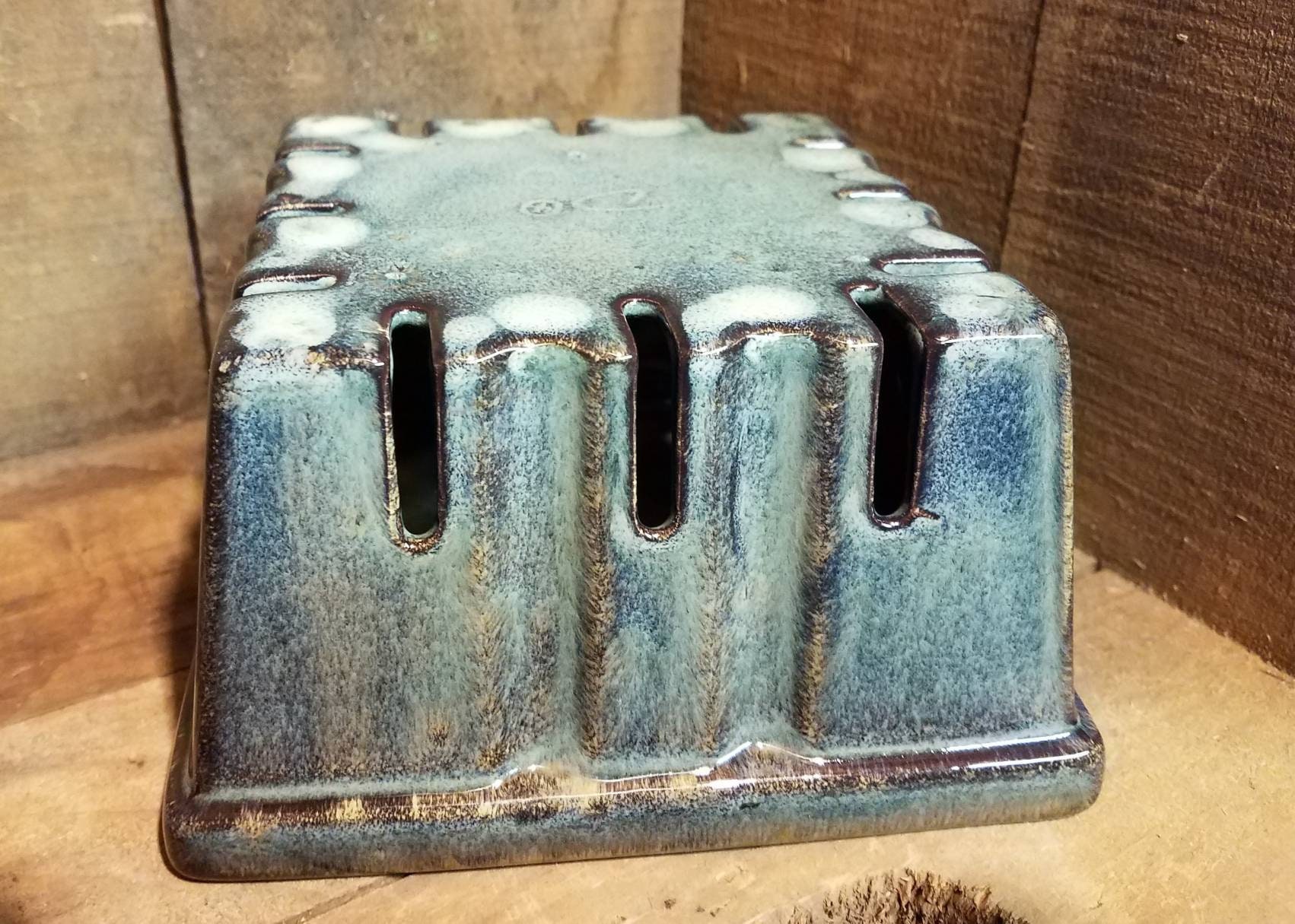 Reusable Ceramic Berry Stacking Storage Basket Beth's Blue | Etsy