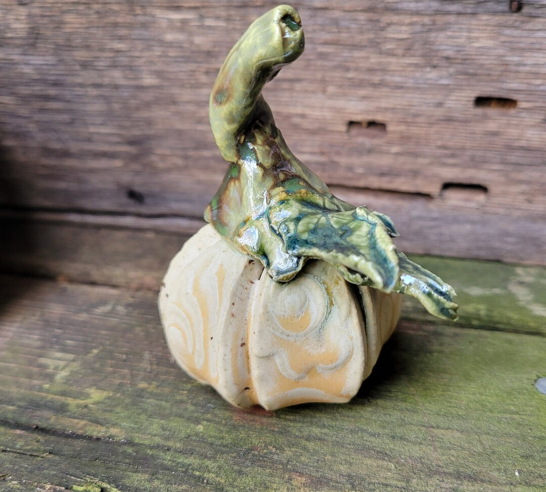 Pottery Pumpkin for Fall Decorating, Fall Decor, Mini Pumpkin ...