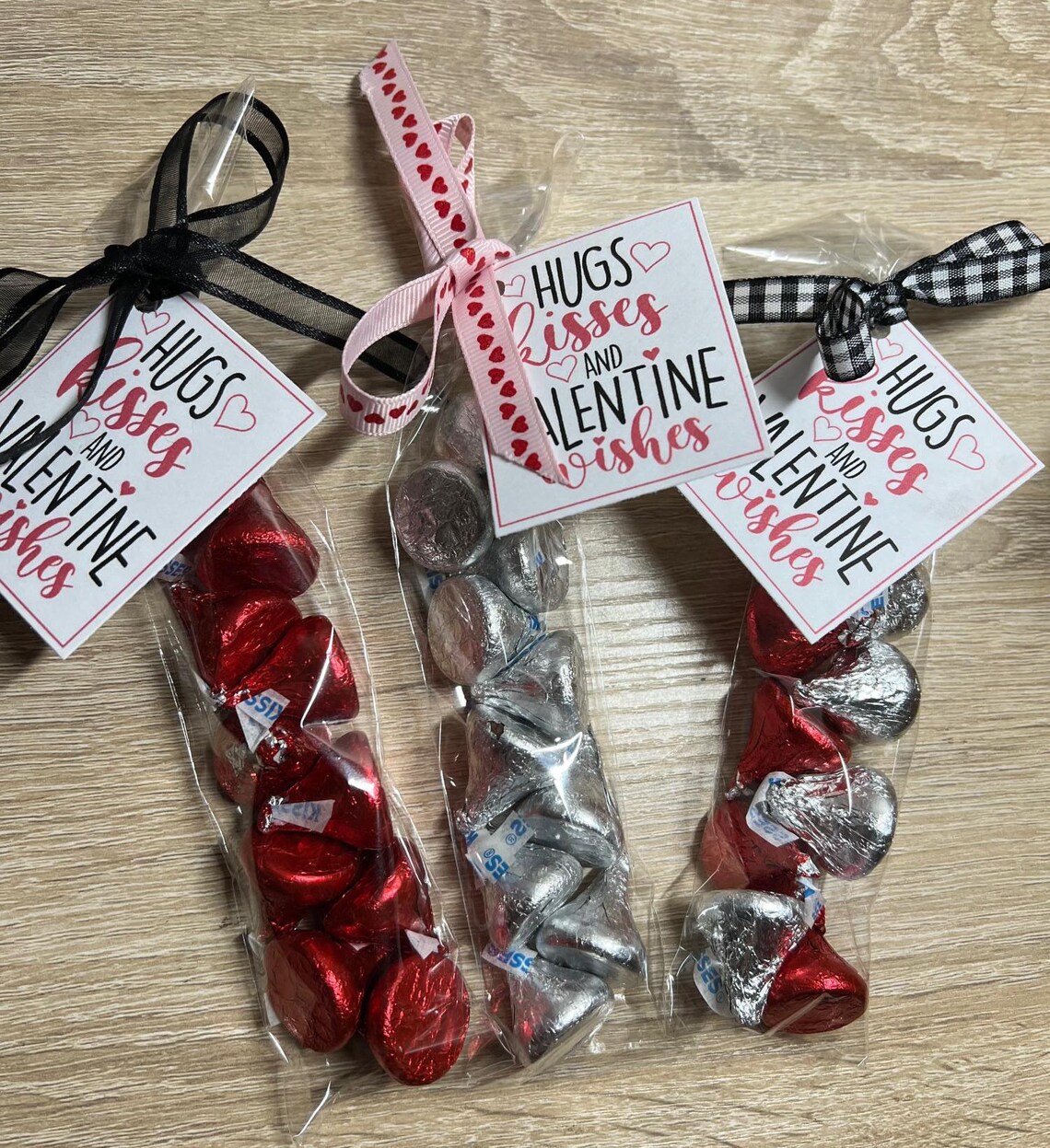 Valentine Chocolate Candy Kiss Gift Pack Sold per Pack - Etsy