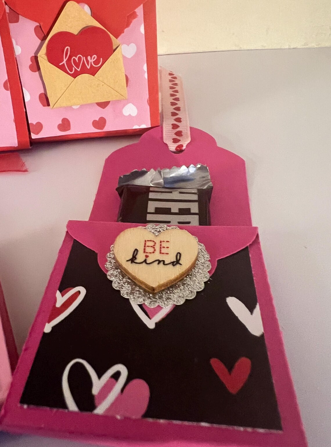 Chocolate Snack Bar Valentine Gift Treat Box - Sets of 3 Includes Candy ...