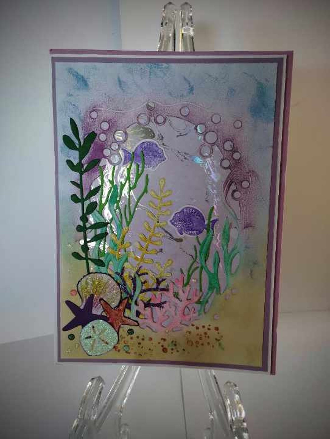Handcrafted Greeting Card "by the Sea" Theme - Etsy