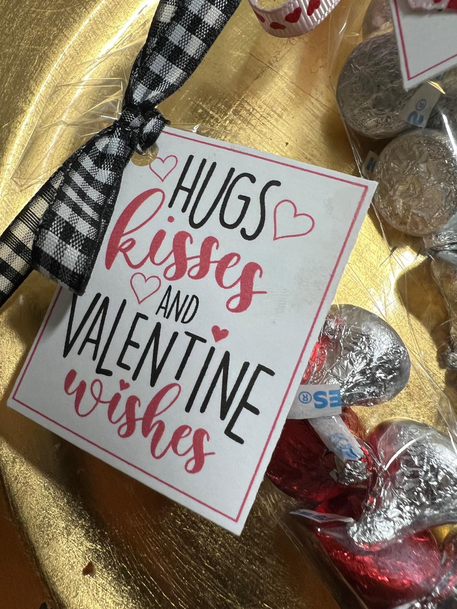 Valentine Chocolate Candy Kiss Gift Pack Sold per Pack - Etsy