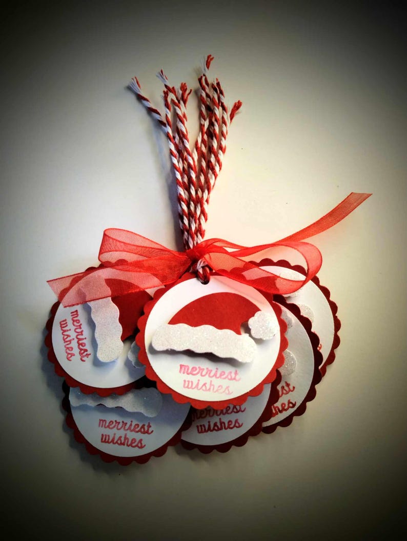 Snowman Christmas Gift Tags Handmade - Etsy