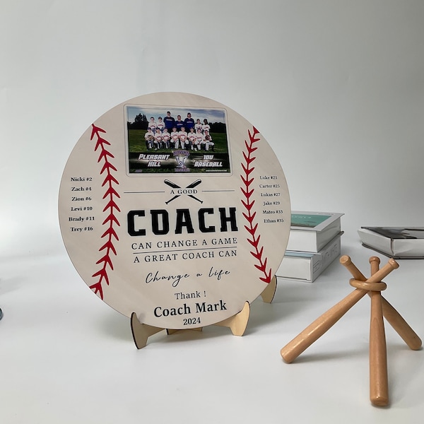 Baseball Coach Frame - Etsy