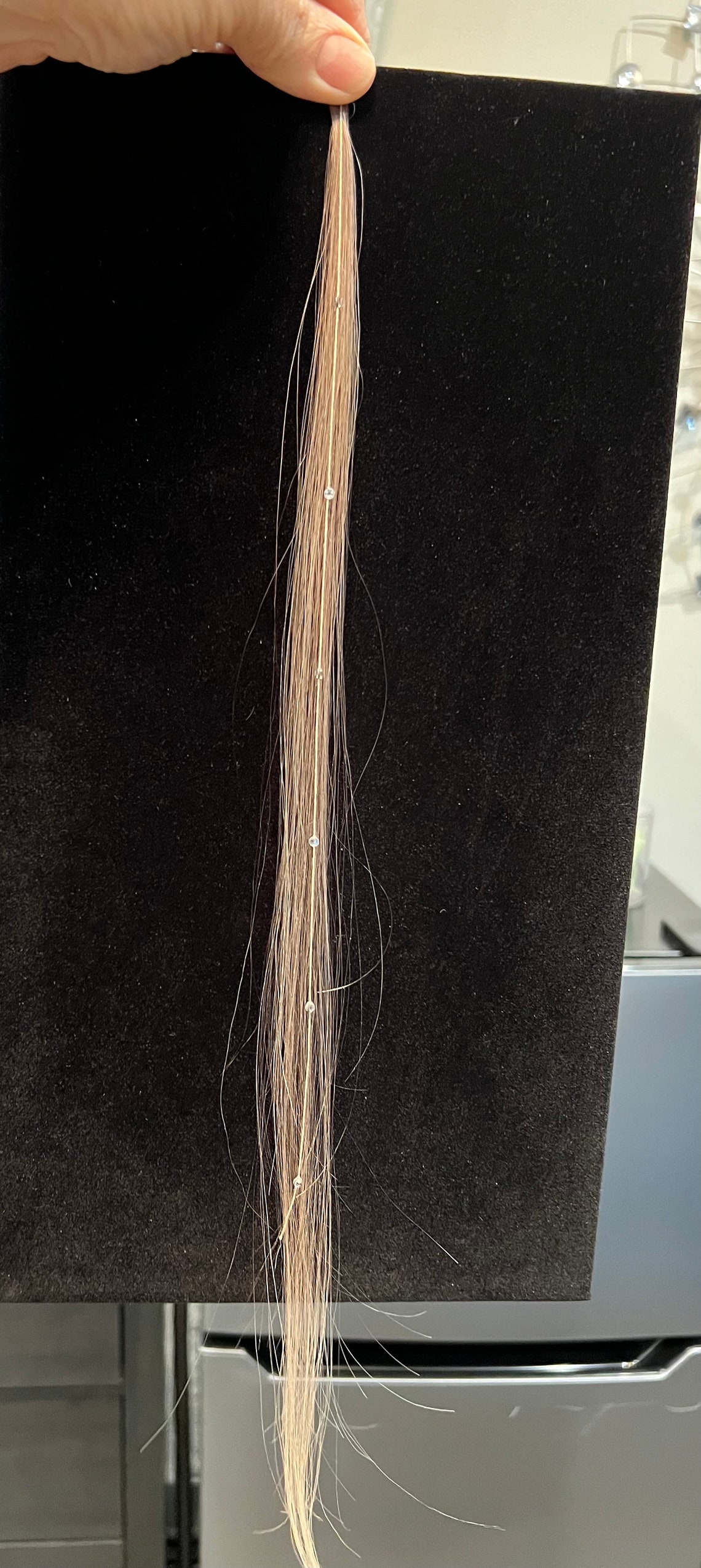 NEW LONGER Length-swarovski Crystal Hair Extension Strands- to Be ...