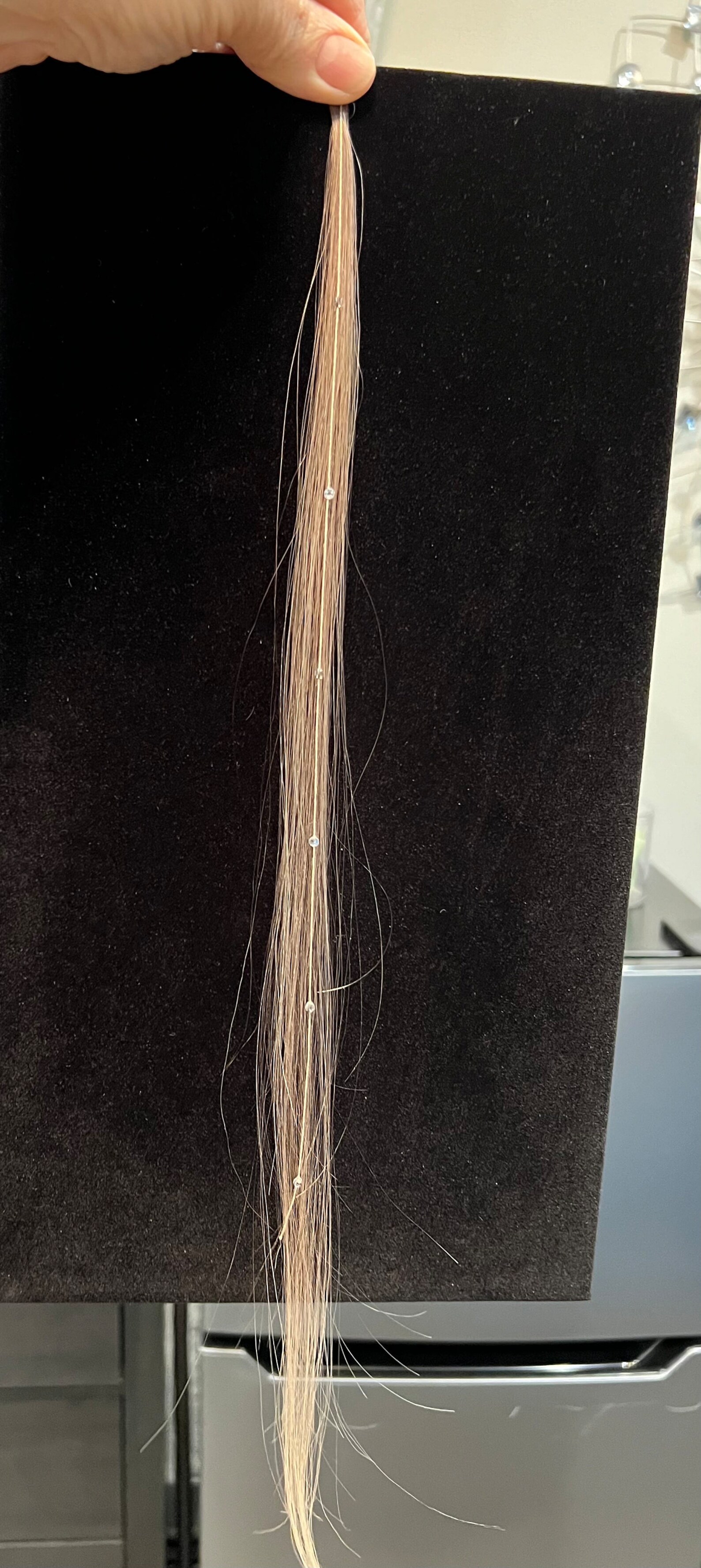 NEW LONGER Length-swarovski Crystal Hair Extension Strands- to Be ...