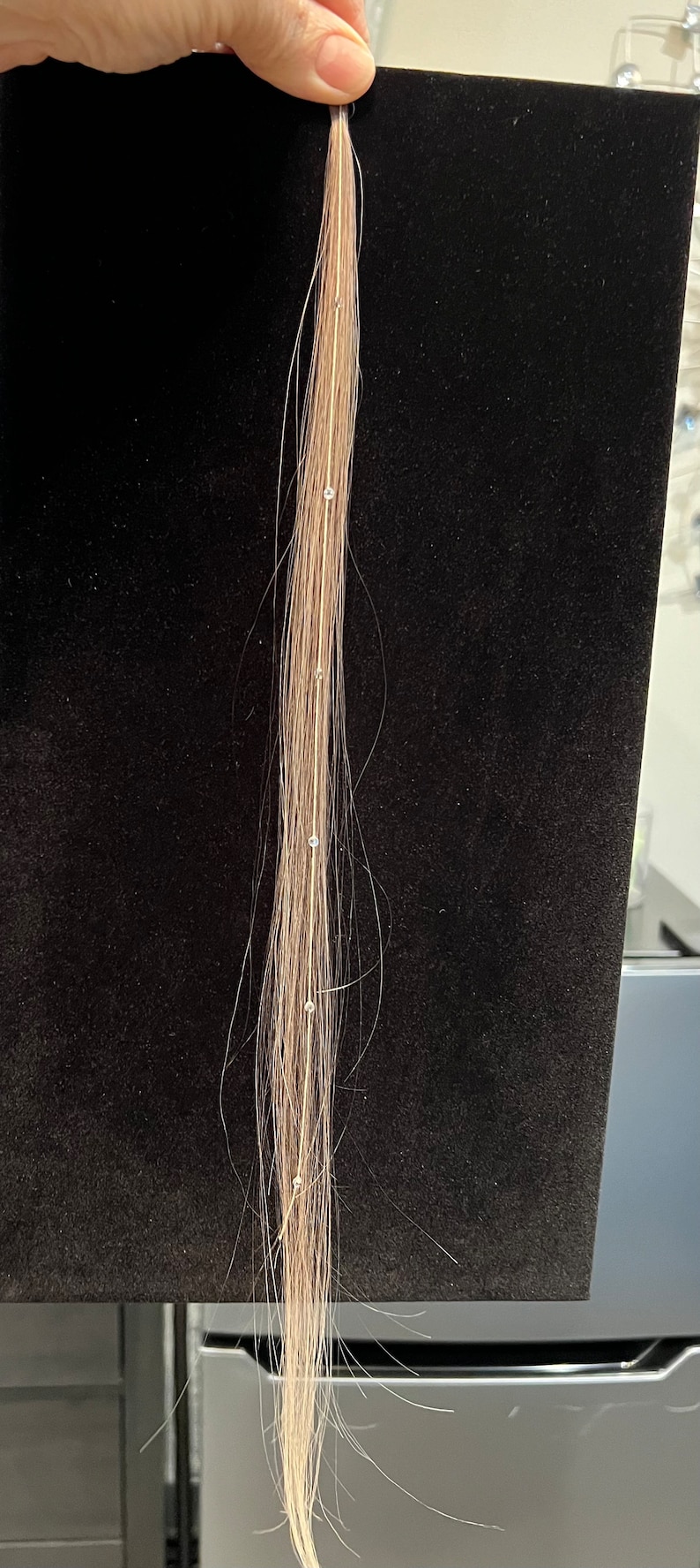 Swarovski Crystal Hair Extension Strands- to Be Bonded Into a Single ...