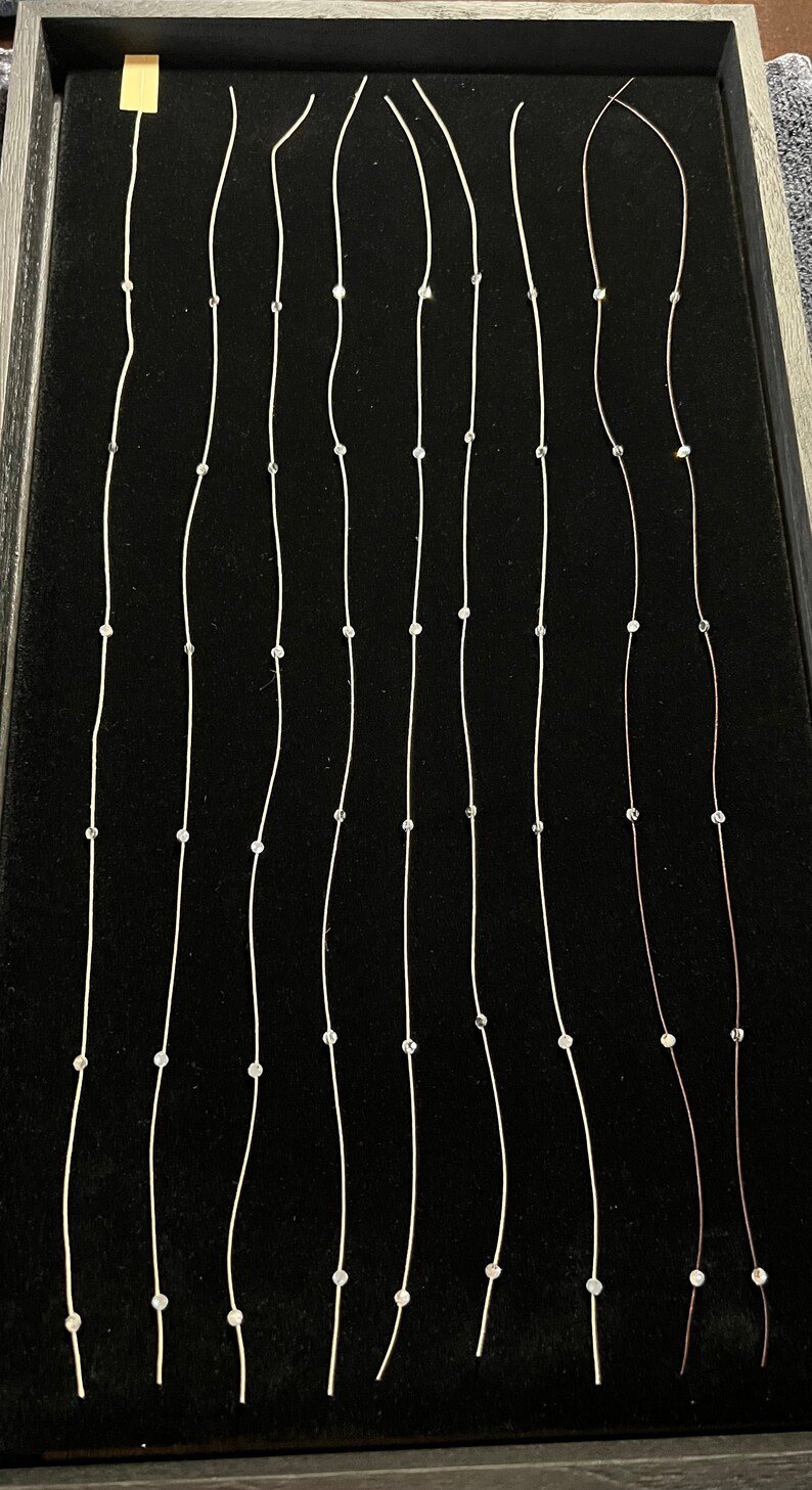 Swarovski Crystal Hair Extension Strands- to Be Bonded Into a Single ...