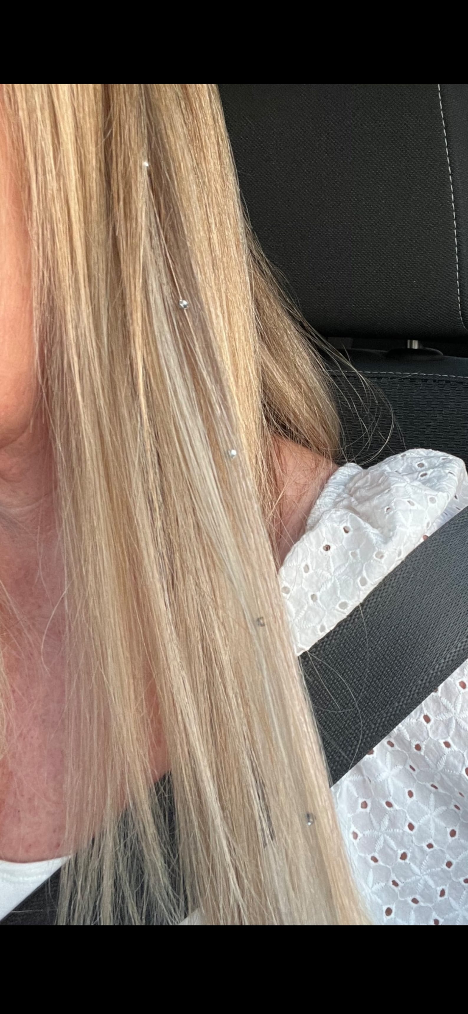 Swarovski Crystal Hair Extension Strands- to Be Bonded Into a Single ...