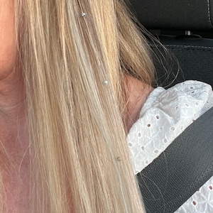 Swarovski Crystal Hair Extension Strands- to Be Bonded Into a Single ...