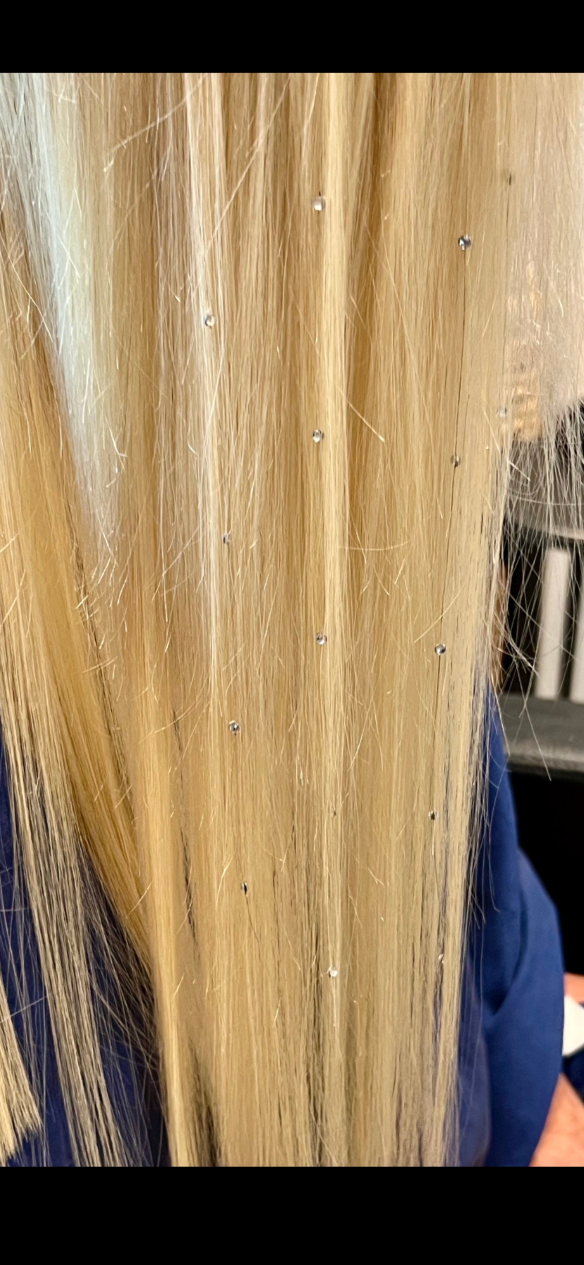 Swarovski Crystal Hair Extension Strands- to Be Bonded Into a Single ...