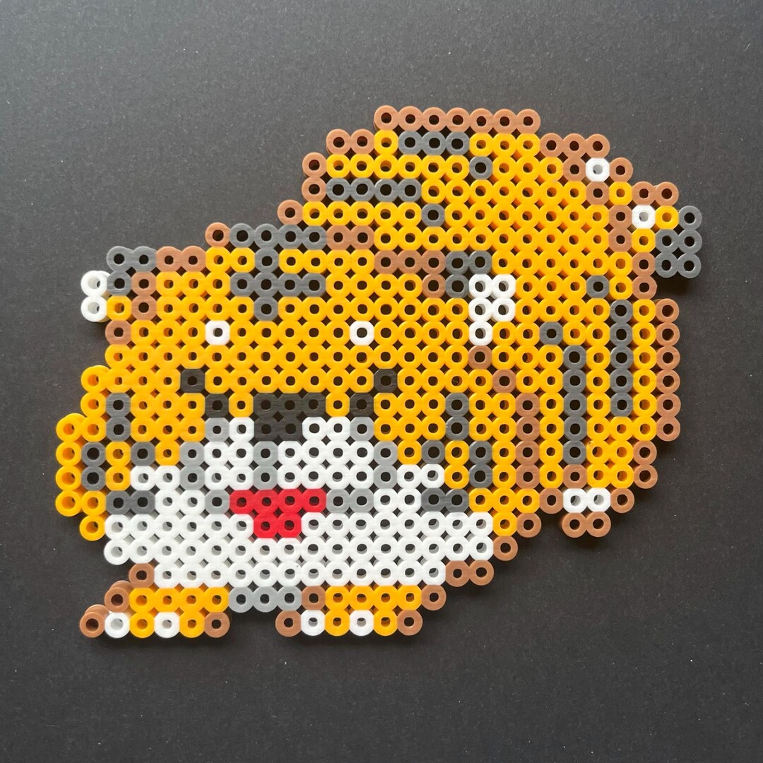 Tiger Fuse Bead Art - Etsy