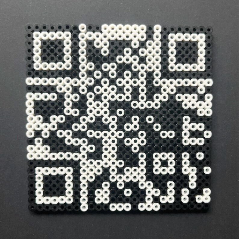 Rickroll QR Code Fuse Bead Art - Etsy