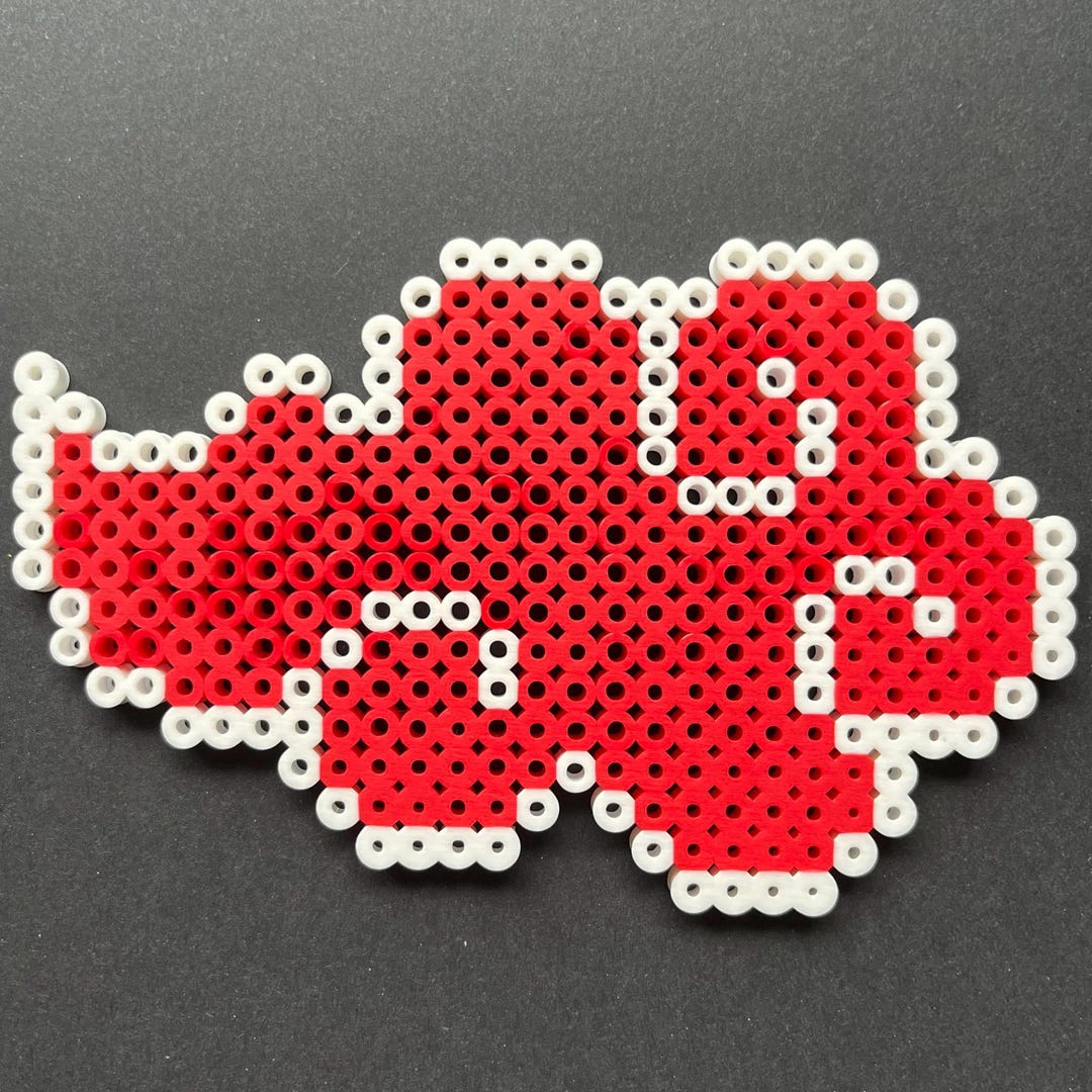 Naruto Akatsuki Cloud Fuse Bead Art - Etsy