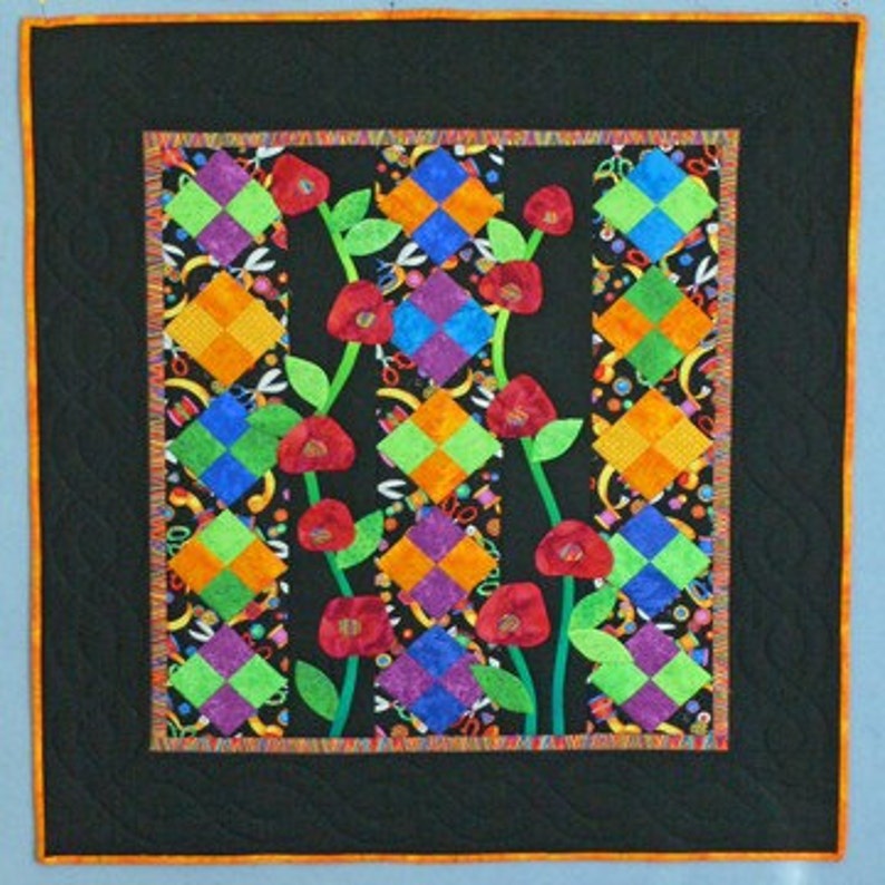 Garden Patch Quilt Pattern Wall Hanging Pattern - Etsy