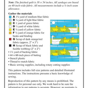 Duck, Duck Goose Child's Quilt Pattern Kids' Quilt Heirloom - Etsy