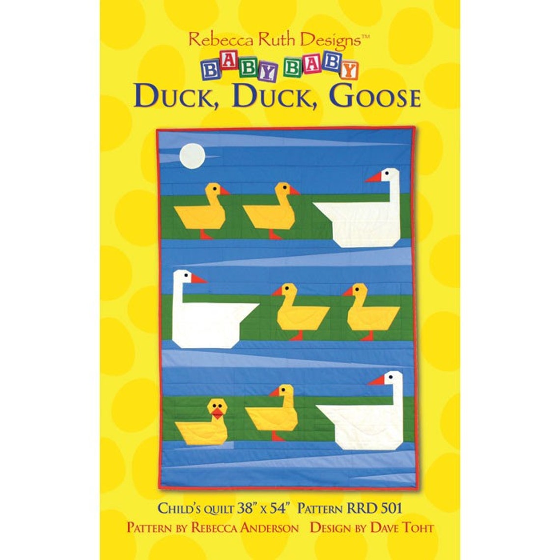 Duck, Duck Goose Child's Quilt Pattern Kids' Quilt Heirloom - Etsy