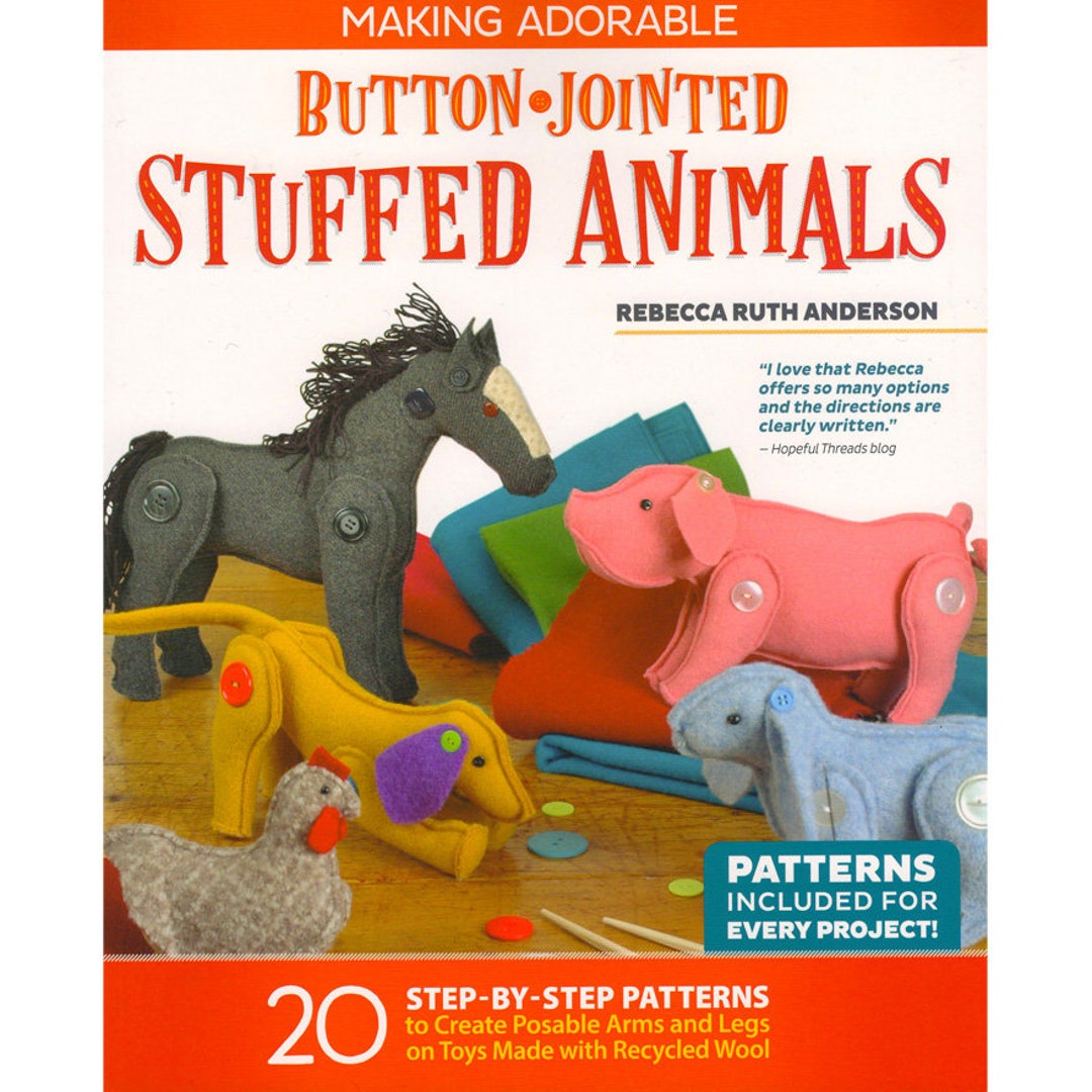 Making Adorable Button-jointed Stuffed Animals - Etsy