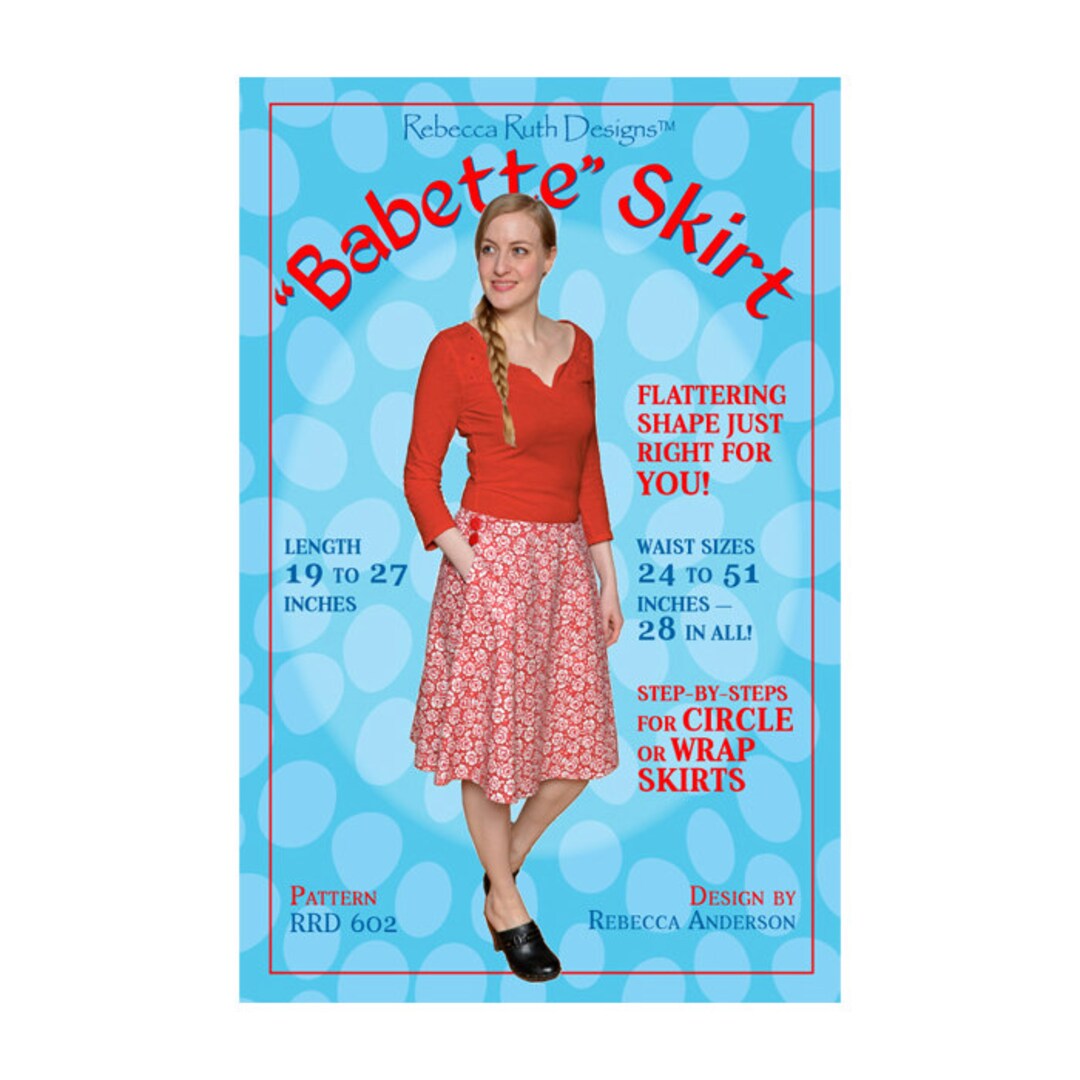 Babette Skirt Sewing Pattern - Etsy