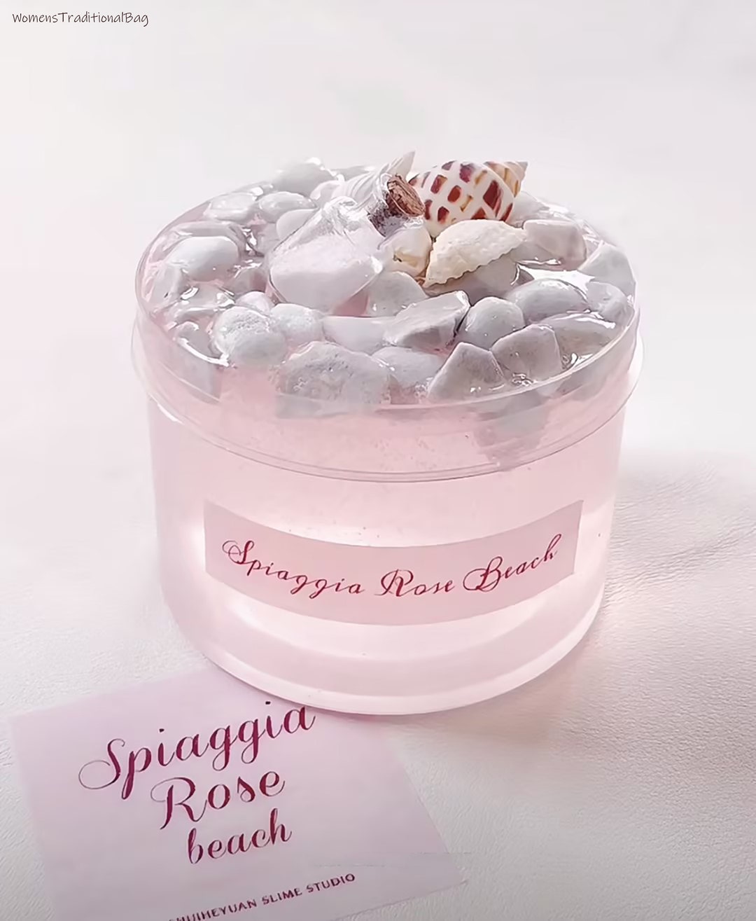 Pink Slime,shell Slime,ocean Slime,transparent Slime - Etsy Australia