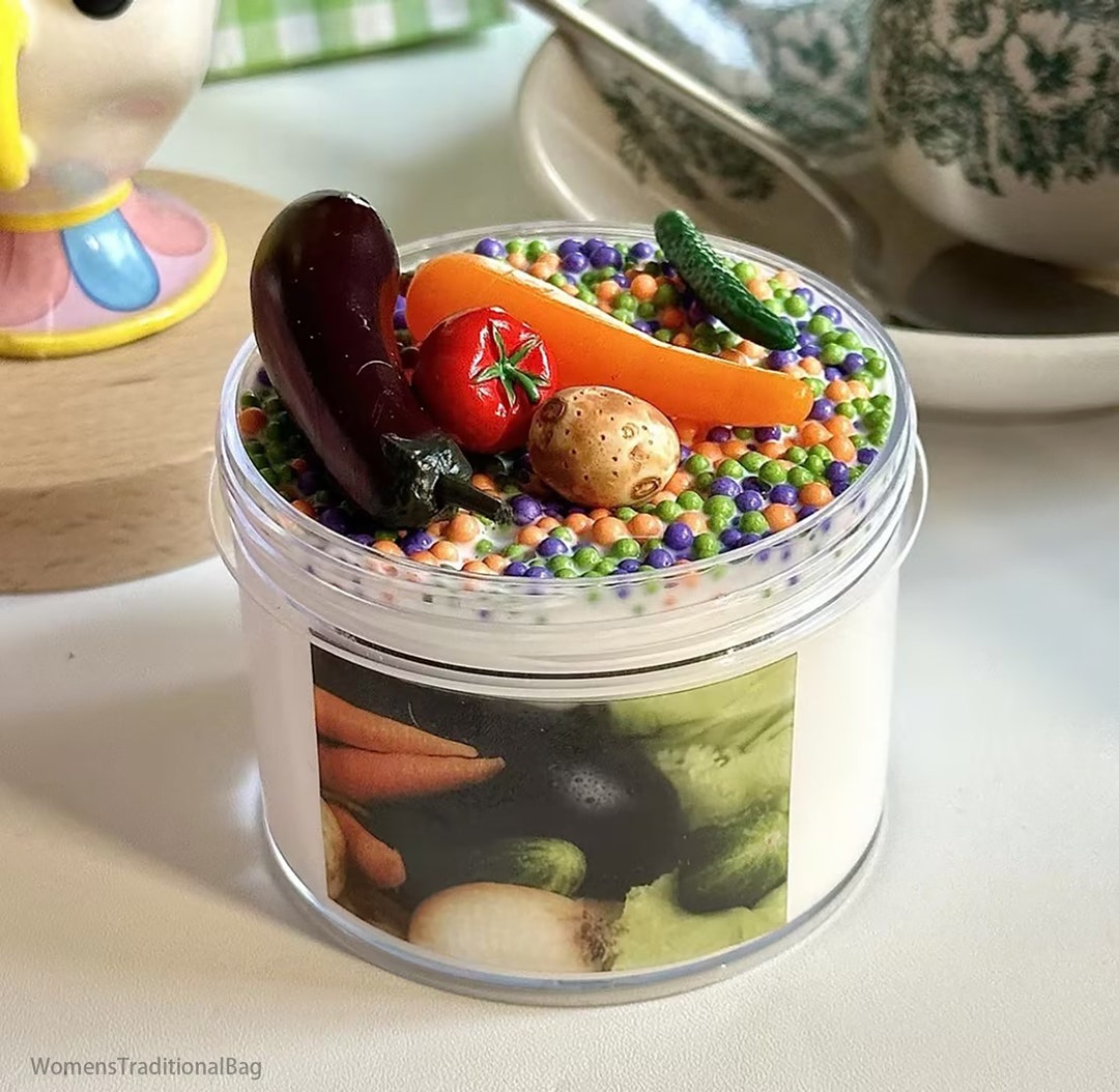 Vegetable Slime,carrot Slime,eggplant Slime,decompression Toys,stuffing ...