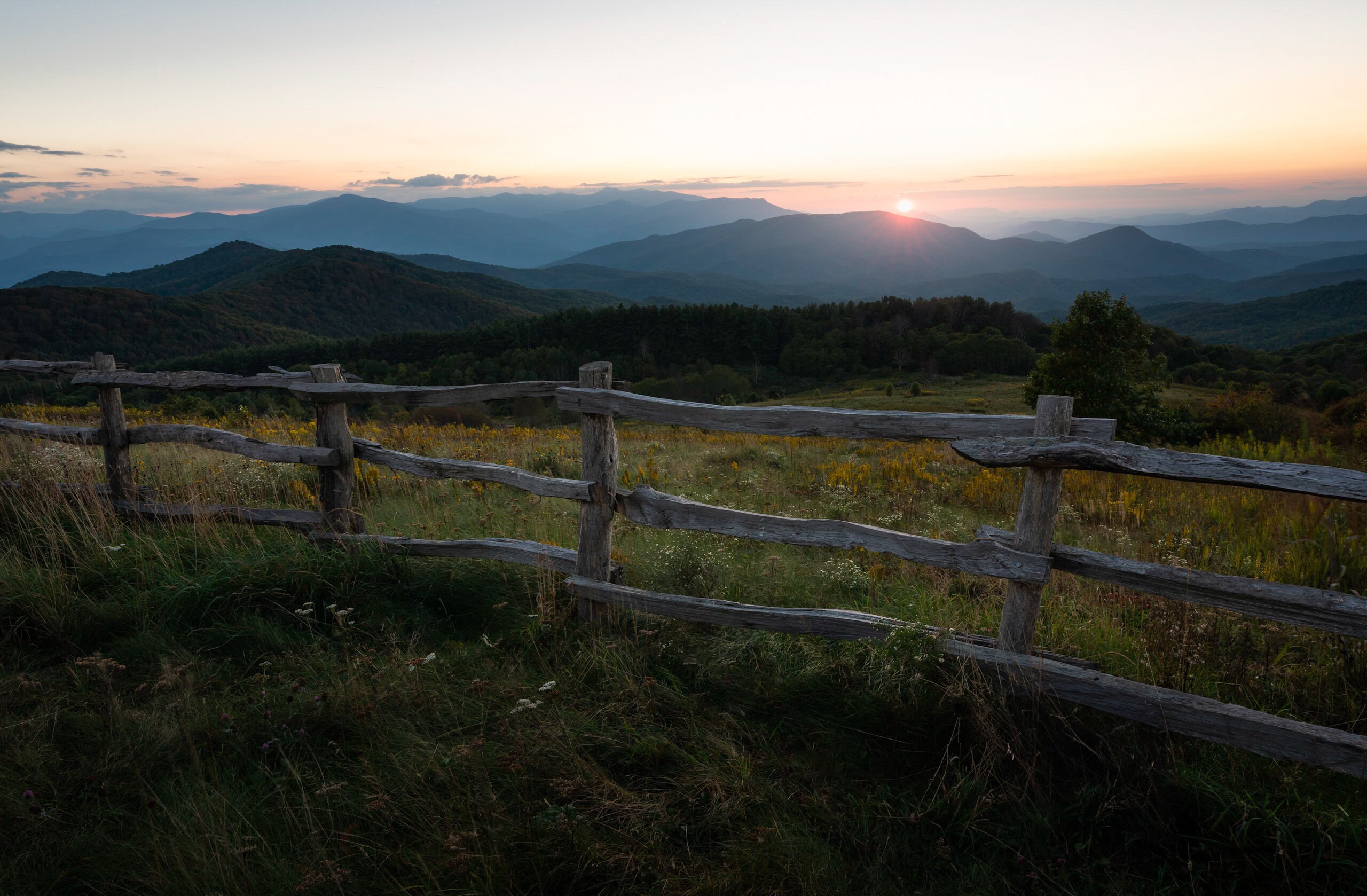North Carolina Appalachian Trail Sunset Photo Print - Etsy