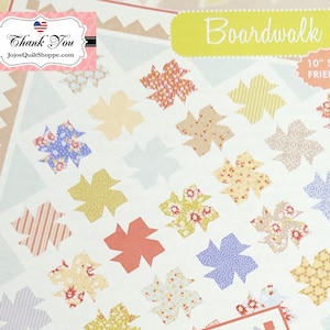 Boardwalk Quilt Pattern [free Ship] Size 68" Inches (172cm) X 68 ...