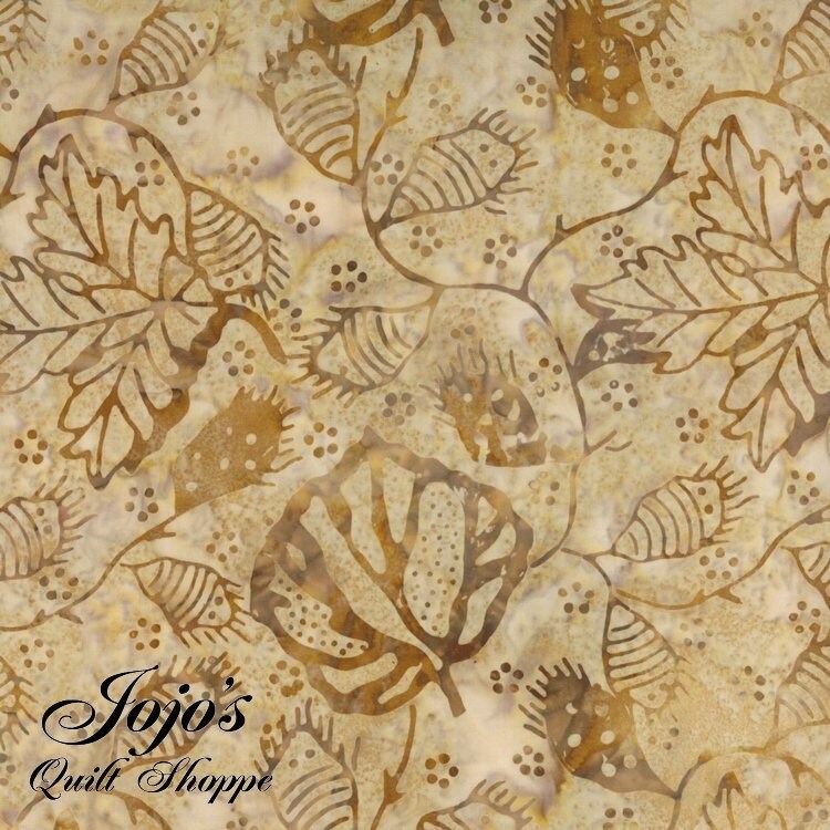 Color Splash Batiks Brown Tan Cream Algae Fabric Yardage by | Etsy