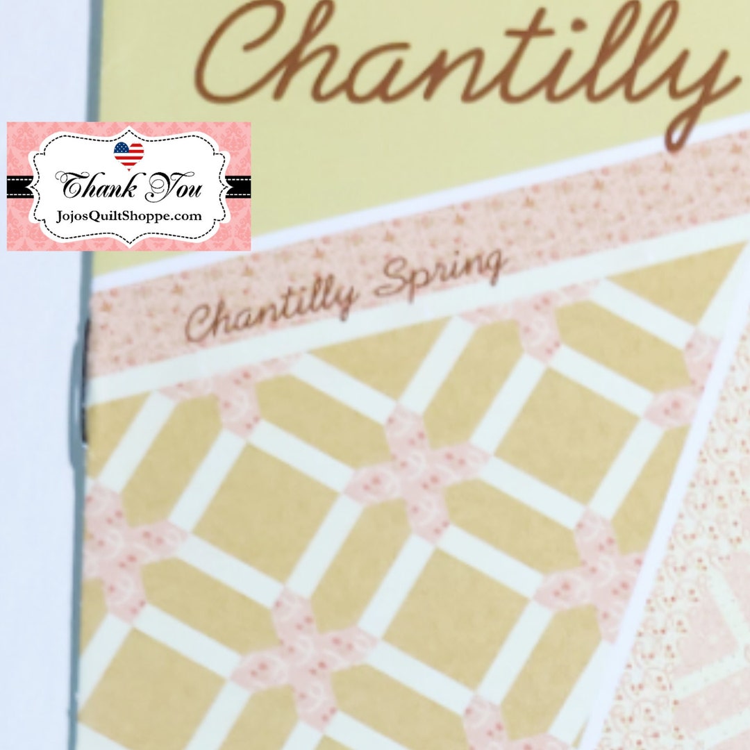 Chantilly Quilt Pattern [free Ship] Size 55" Inches (139cm) X 66 ...