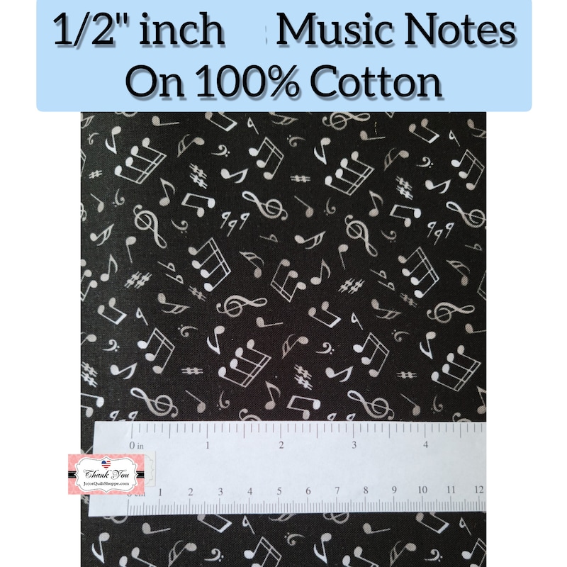 Music Note Fabric - Etsy