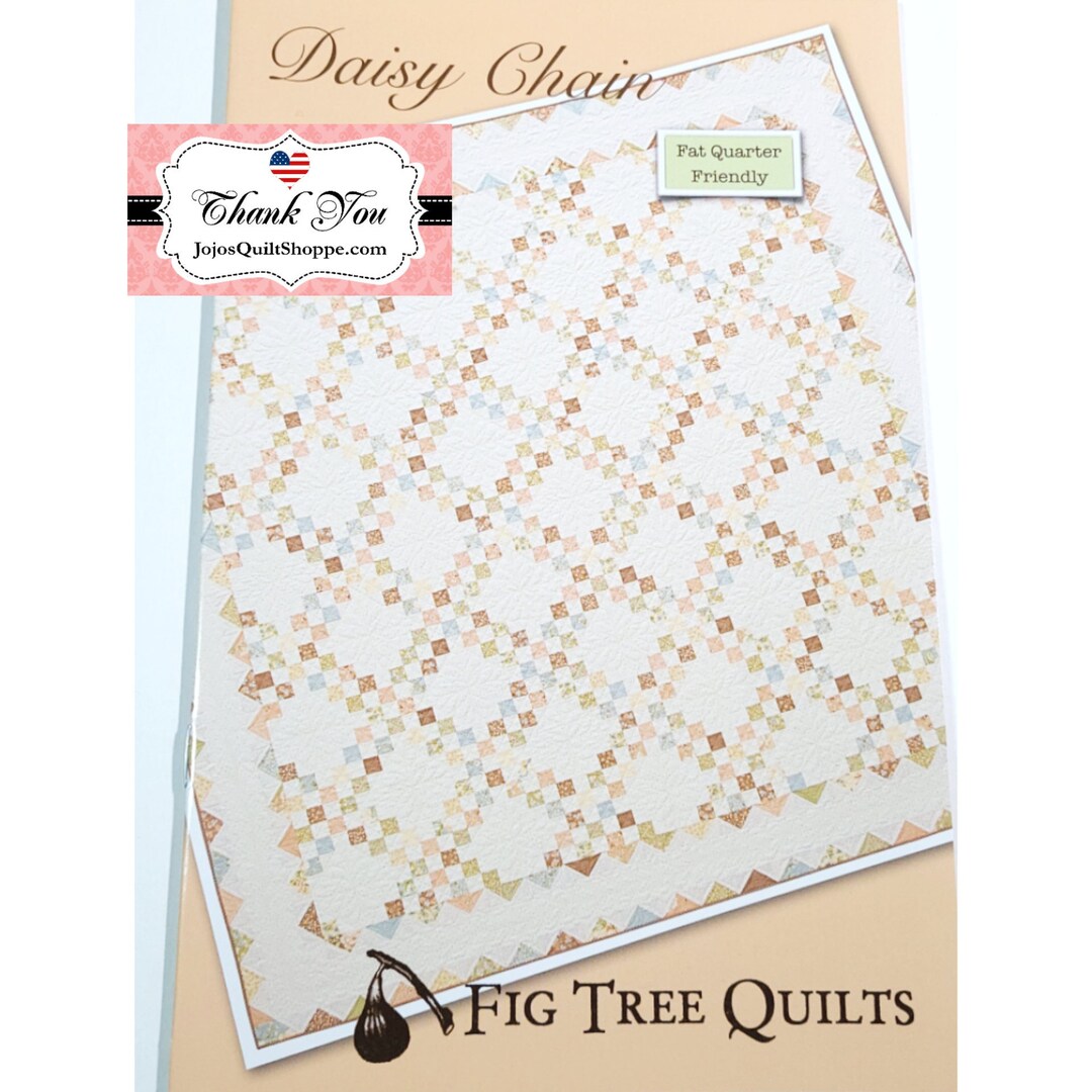 Daisy Chain Quilt Pattern free Ship Size 83 Inches 210cm X 83 Inches ...