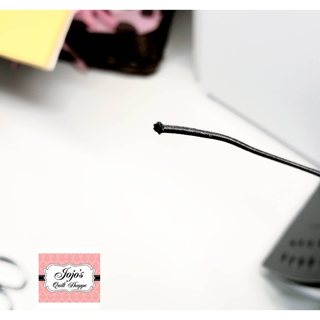 Thick Sturdy Durable Round Elastic Cording/stretch Cording, Black, 2 Mm ...