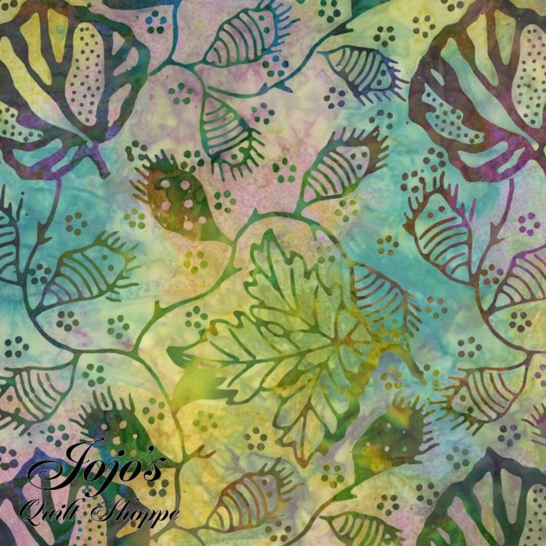 Color Splash Batiks Rainbow Algae Fabric Yardage by Moda Fabrics SKU ...