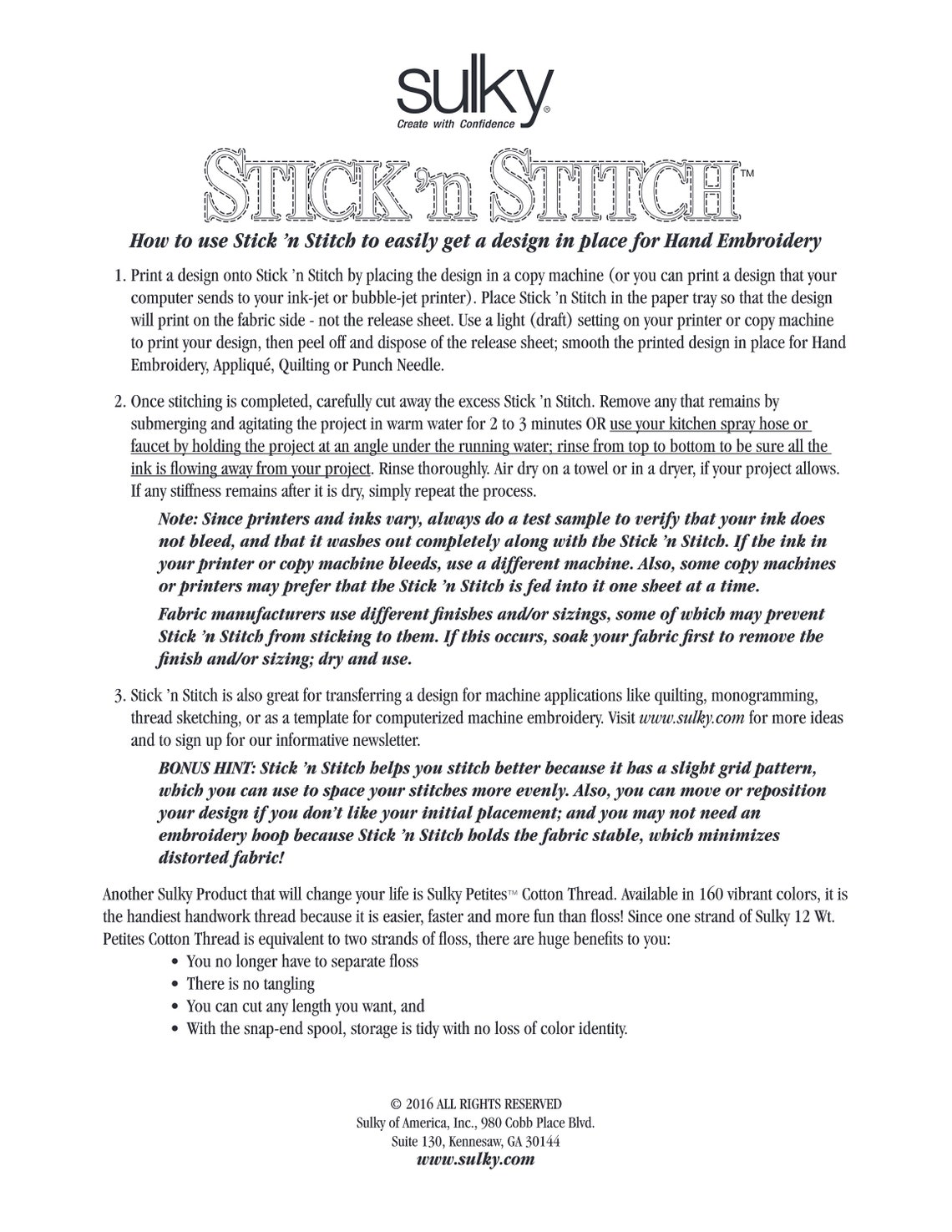 Stick N Stitch Print or Copy 8.5 X 11 Self Adhesive Water | Etsy