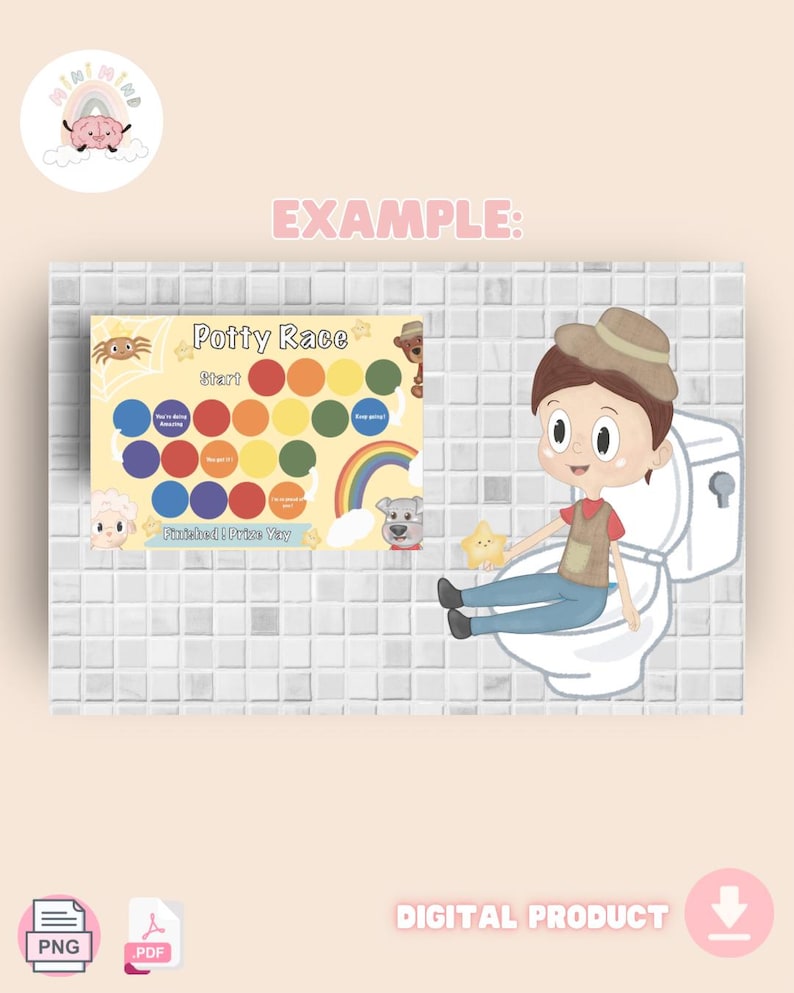 Printable Potty Training Reward Chart Printable,minimind Potty Chart ...