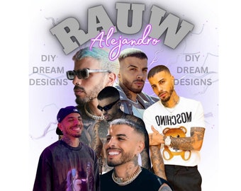 RAUW ALEJANDRO Collage Digital PNG File - Etsy
