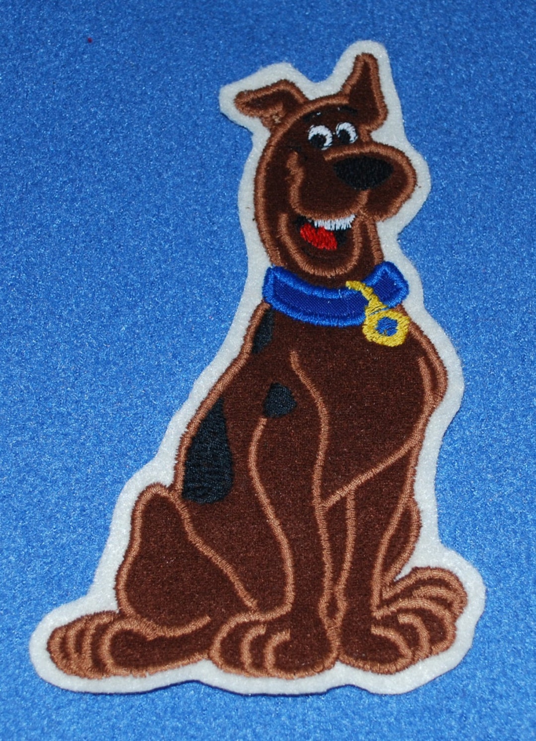 Custom Handmade Great Dane Silly Dog Character Embroidered Applique Sew ...