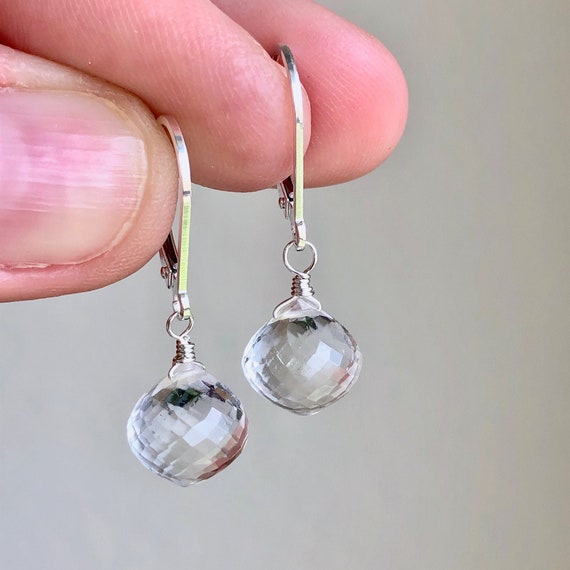 Crystal rock earrings store