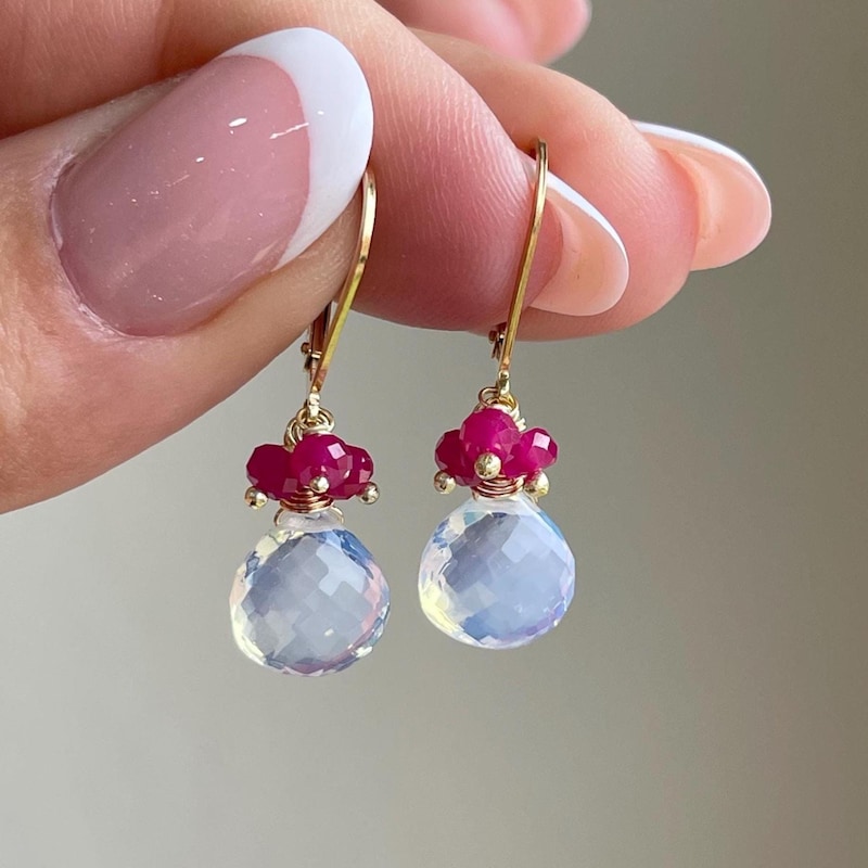 Opalescent Sapphire Pink - Etsy