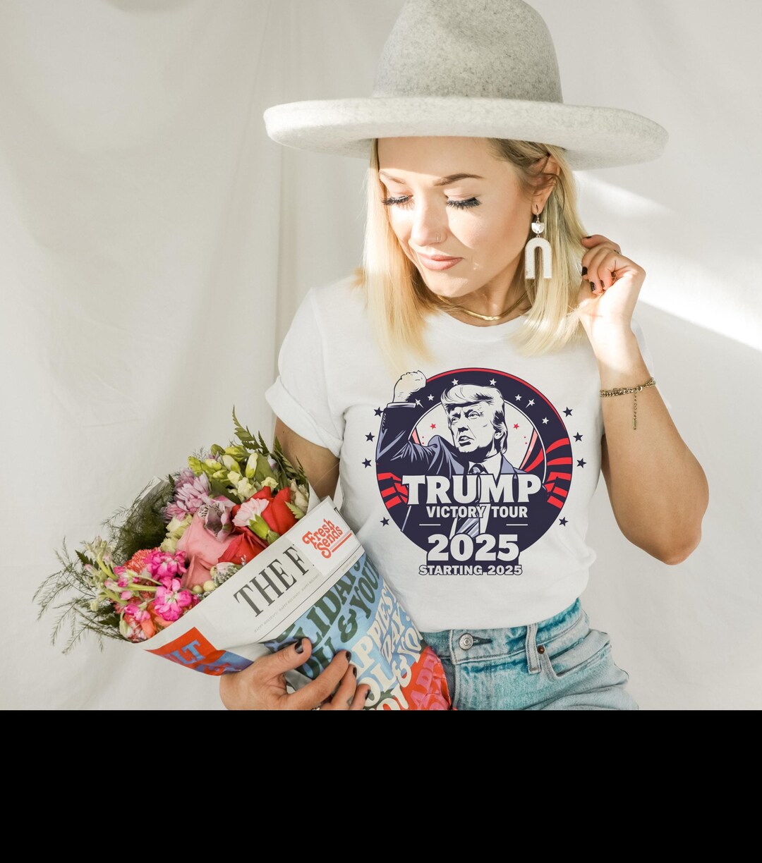 Donald Trump Victory Tour Poster 2024 Patriotic USA Conservative Tee ...