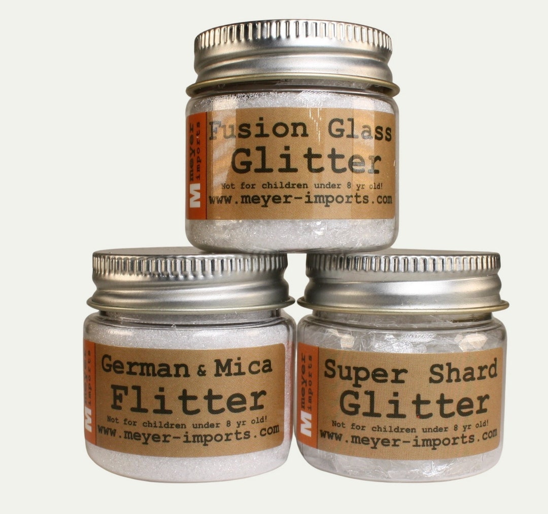 Snow White Icy Glitter | German Glass Glitter Set 3 Jars | Cardmaking ...