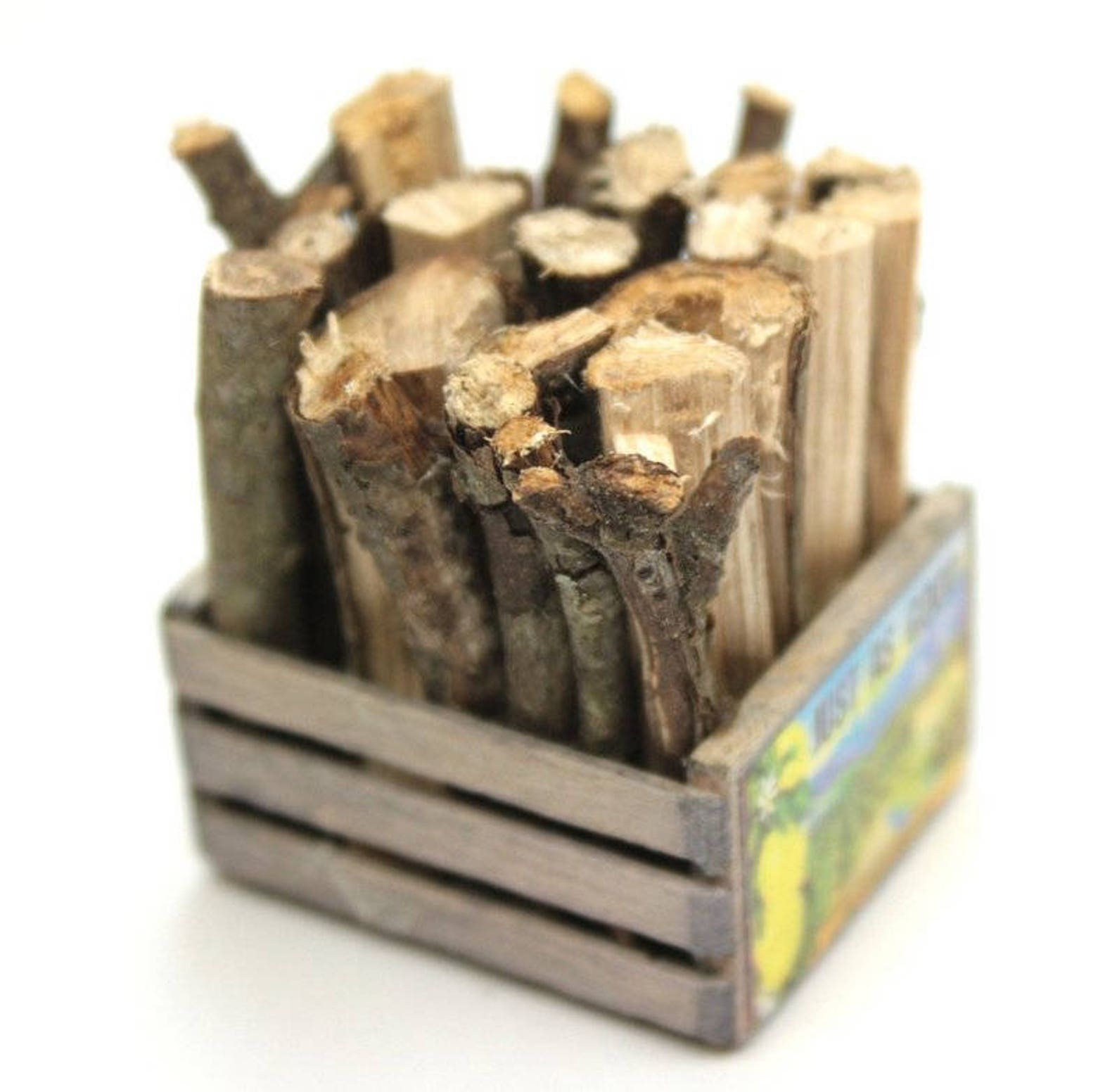 Firewood & Crate Miniature Railroad Figurines Diorama - Etsy