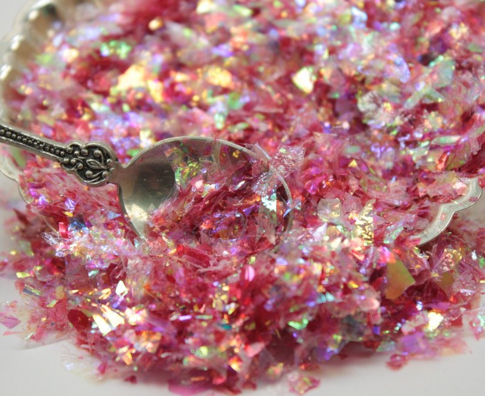 Red Iridescent Ice Flakes Art Glitter Craft Glitter Decoration Glitter ...