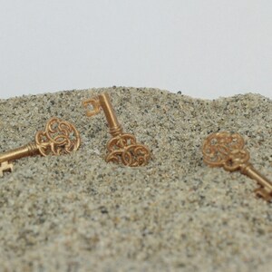Vintage Little Golden Keys Miniature Set of 12 | Craft Project ...