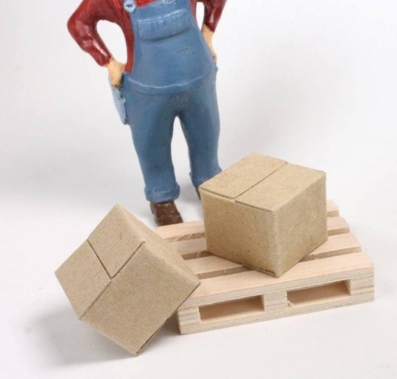 Cardboard Boxes - G Scale - Set of 2 | Cardboard Box Dollhouse ...
