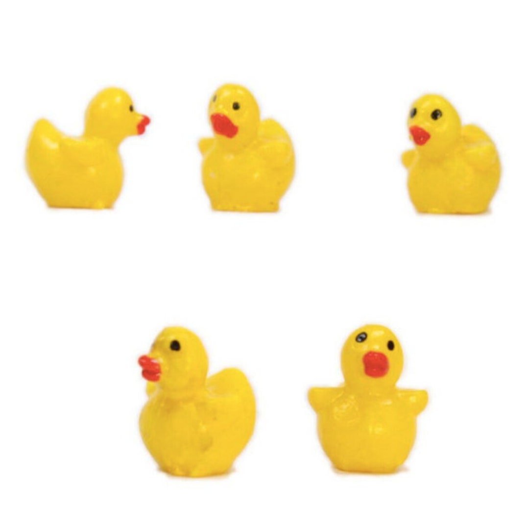 Tiny Baby Ducks 8 Pcs | Dollhouse Miniature Animals | | Perfect for ...