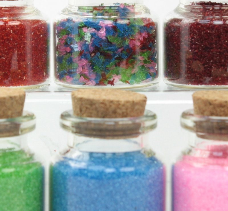 Glitter Crystal Sample Set art glitter craft glitter | Etsy
