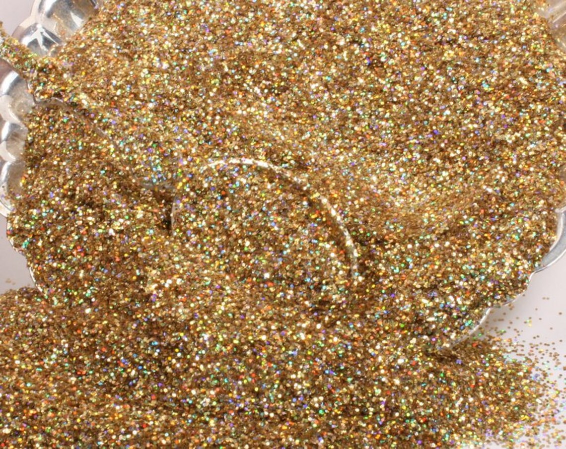 Iridescent Gold Flitter Flakes Art Glitter Craft Glitter Decoration ...