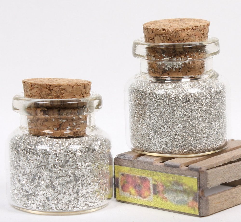 Signature Essentials - Silver Glitter Set - Vintage German Glass ...