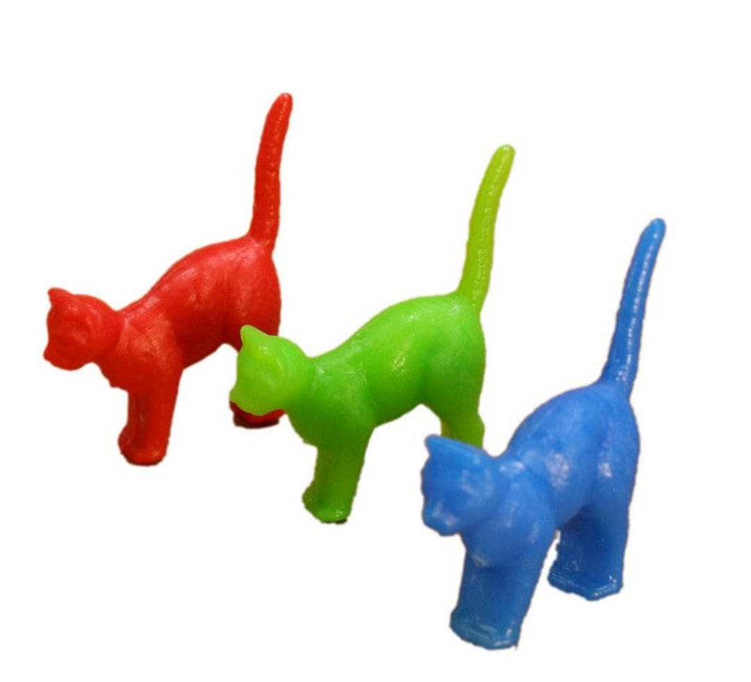 Colorful Cats Miniatures Set of 10 | Dollhouse Mini Cats Diorama ...